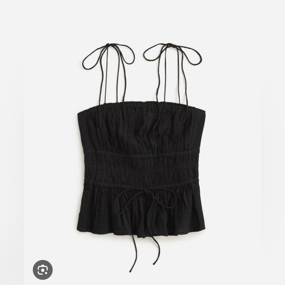 J. Crew | Tops | Jcrew Clio Tank Black | Poshmark